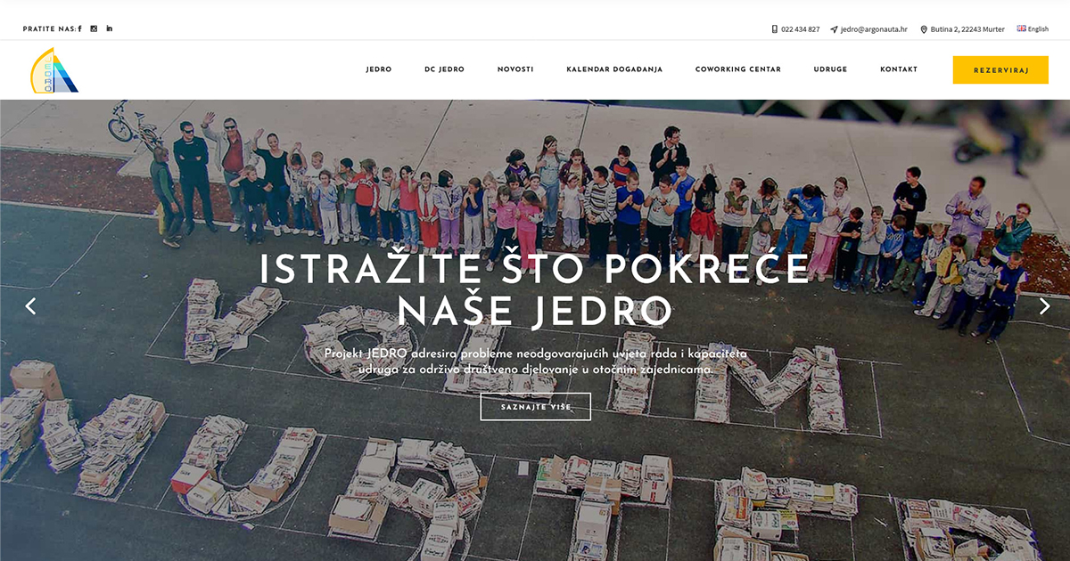 Jedro.eu – Jadranski međusektorski edukacijski i društveni centar za ...